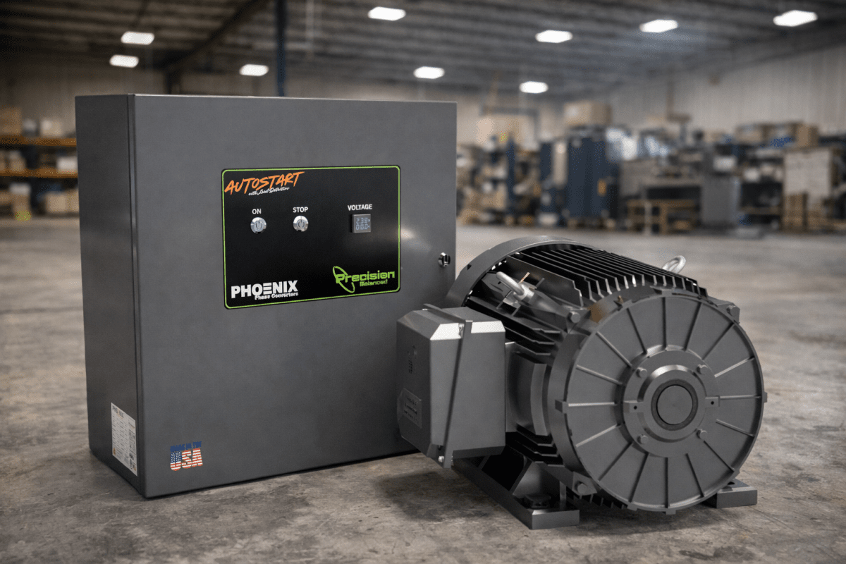 What Is a Rotary Phase Converter? | Phoenix Phase Converters
